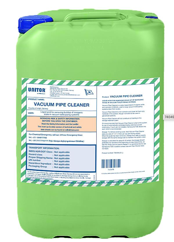 Unitor Vacuum Pipe Cleaner 25 LTR - Netverslun Skeljungs