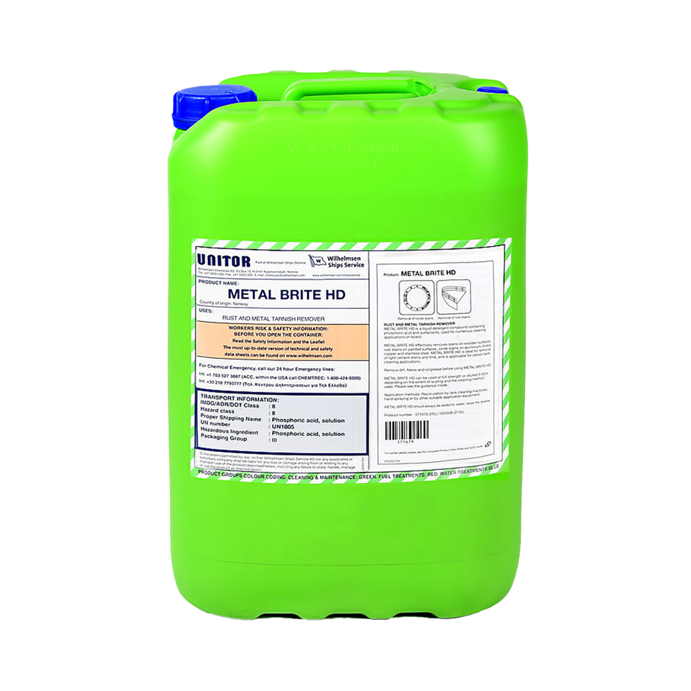Unitor Metal Brite HD - 25 LTR - Netverslun Skeljungs