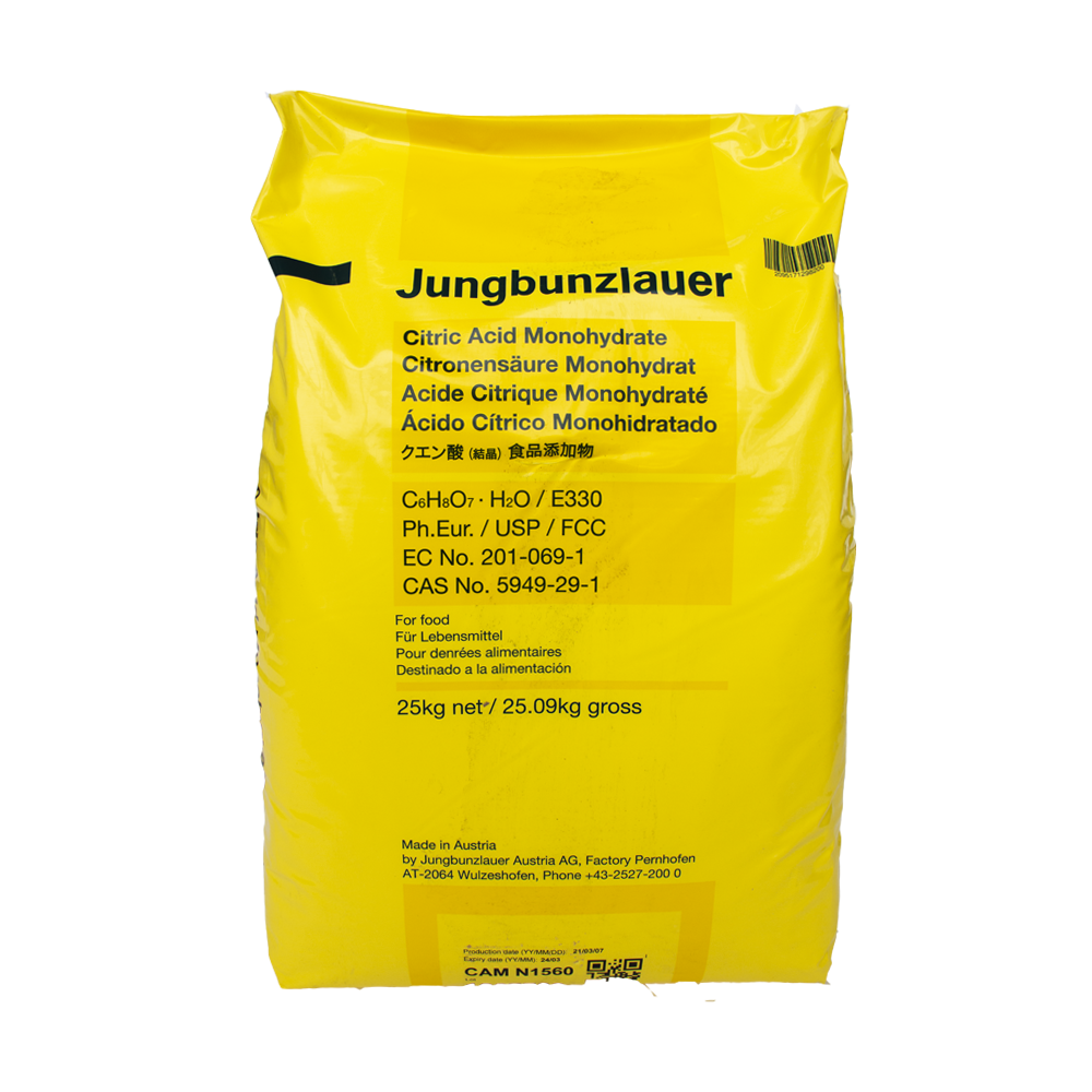 Citric acid monohydrate E330 - 25 kg - Netverslun Skeljungs