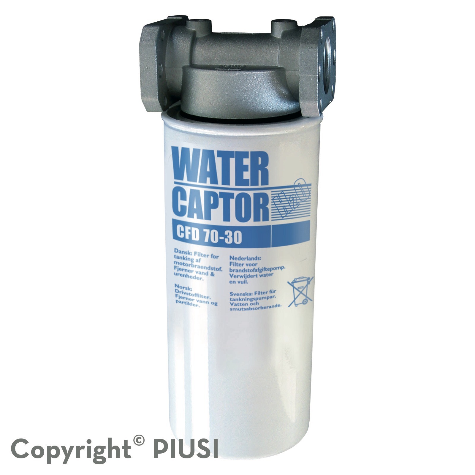 Piusi Water Captor Filter 70L/MIN - Netverslun Skeljungs