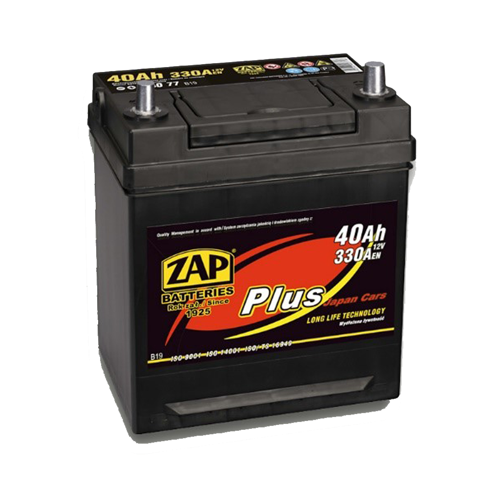 ZAP Plus Japan Cars 40Ah/330A 540-77 - Netverslun Skeljungs