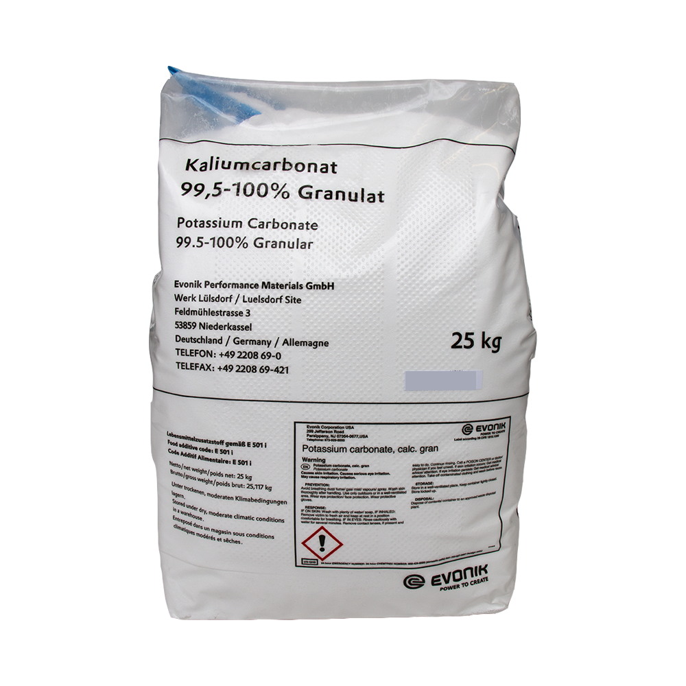 Kalium carbonate E501 - 25kg = SÉRPÖNTUN - Netverslun Skeljungs