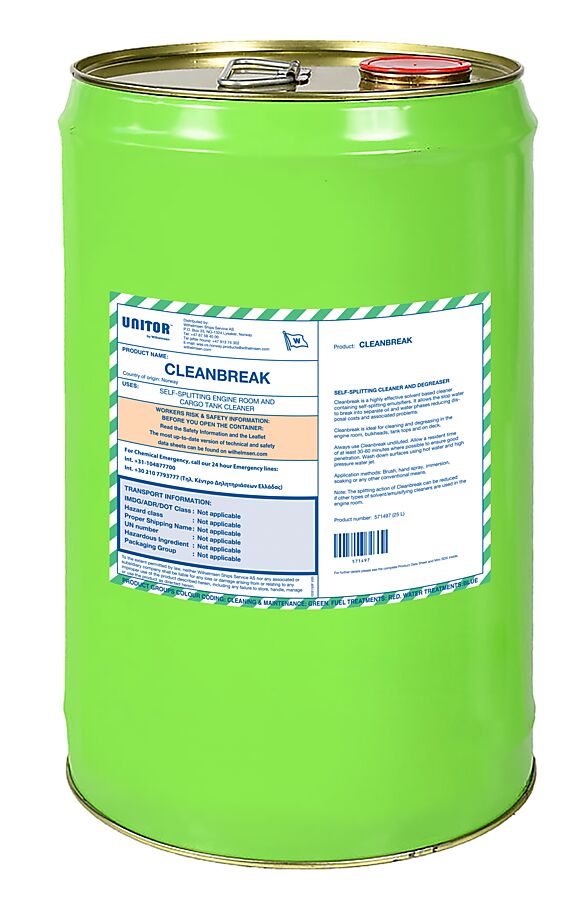 Unitor Cleanbreak 25 Ltr - Netverslun Skeljungs